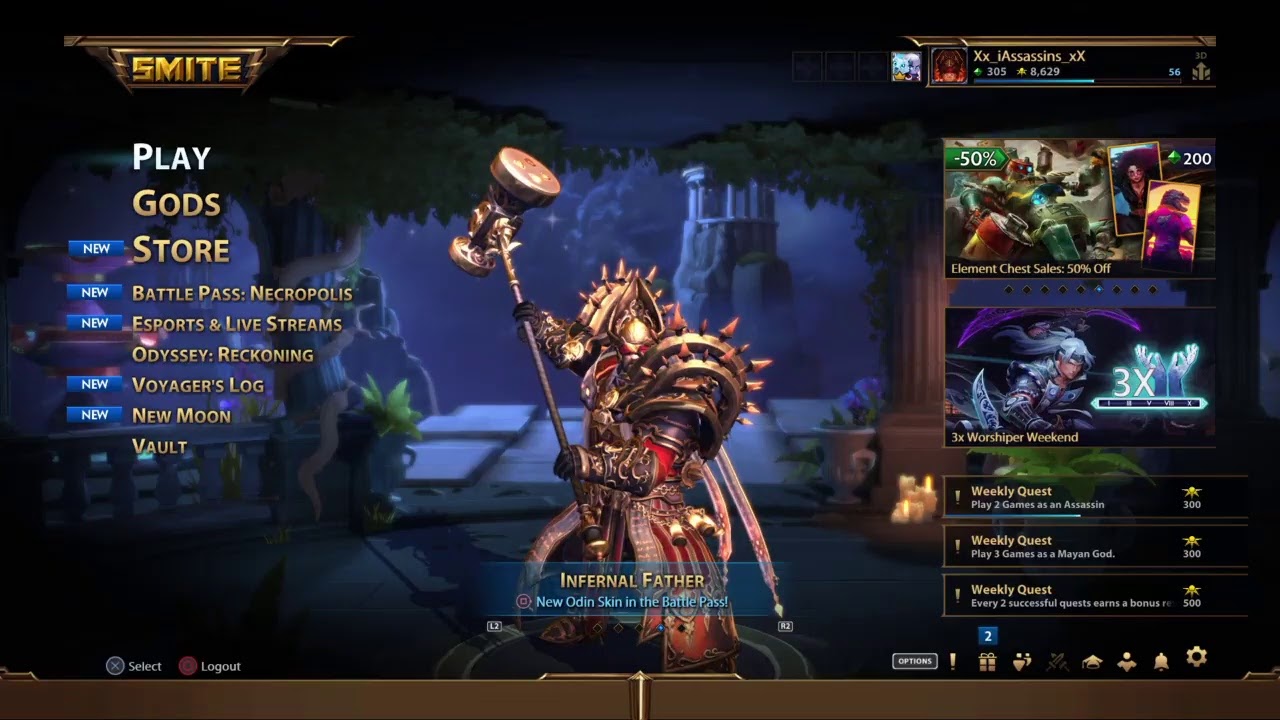 Smite Playing Support And Mage - YouTube