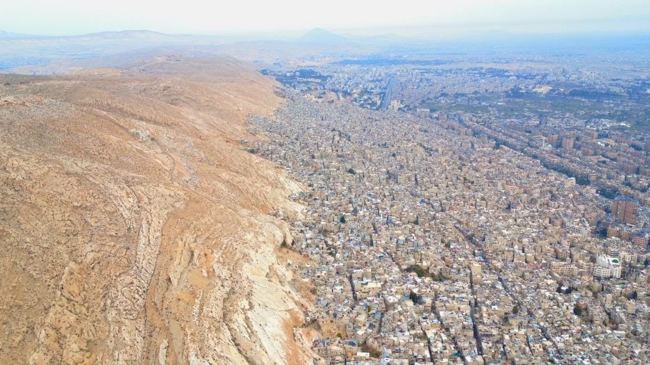 Mount Qasioun Drone Footage 2K | Demascus Syria - YouTube