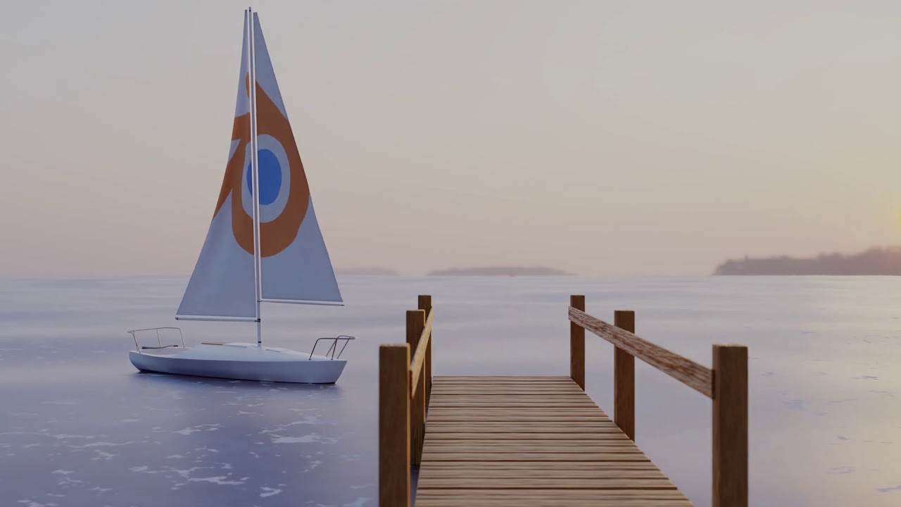 Sunset Sailing Animation - YouTube