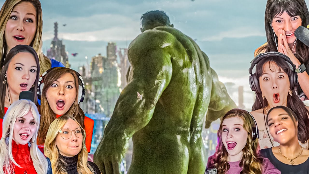 TOP FEMALE "HULK BODY" Reactions! Thor Ragnarok Movie Reaction - YouTube