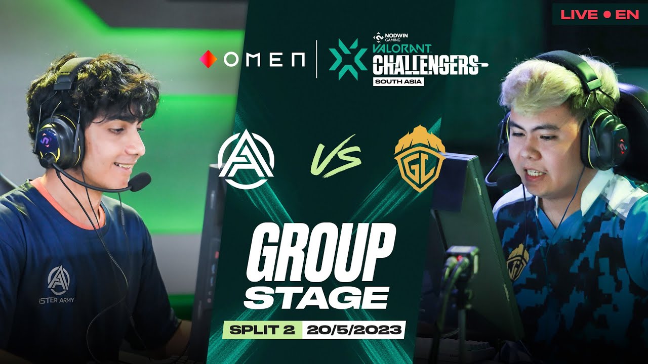 Aster Army vs Godlike [EN] Split 2 | OMEN Valorant Challengers South Asia - YouTube
