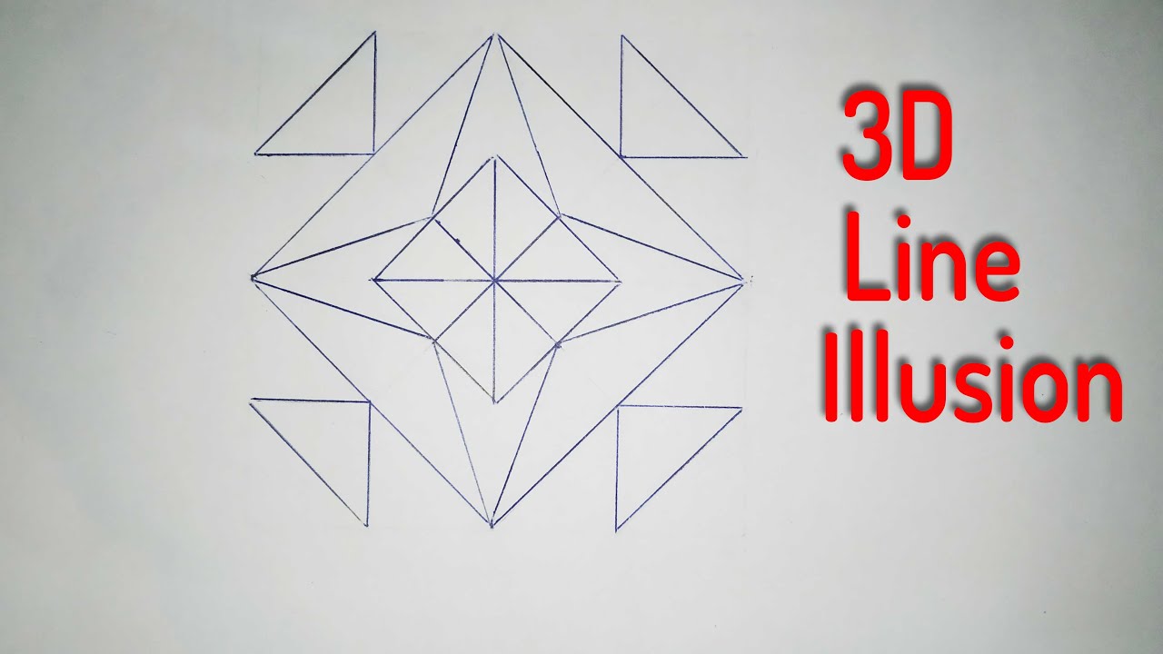 3D illusion Video - How To Draw 3D illusion - 3D Art #7 - YouTube