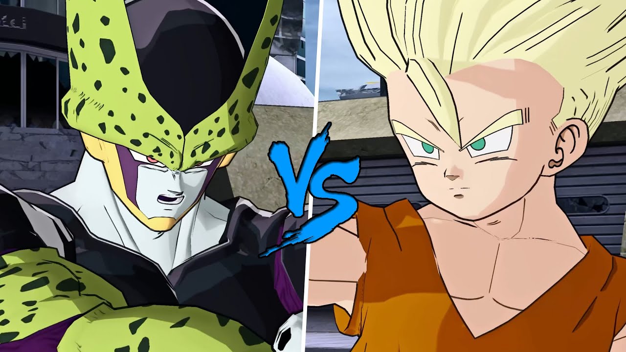 Kid Trunks (SS) Vs. Cell (Perfect) - Epic Fight | Dragon Ball Raging ...