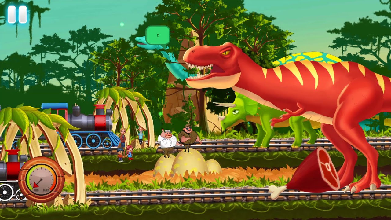 Train Race Game kids | Video Game children | Video kids - YouTube