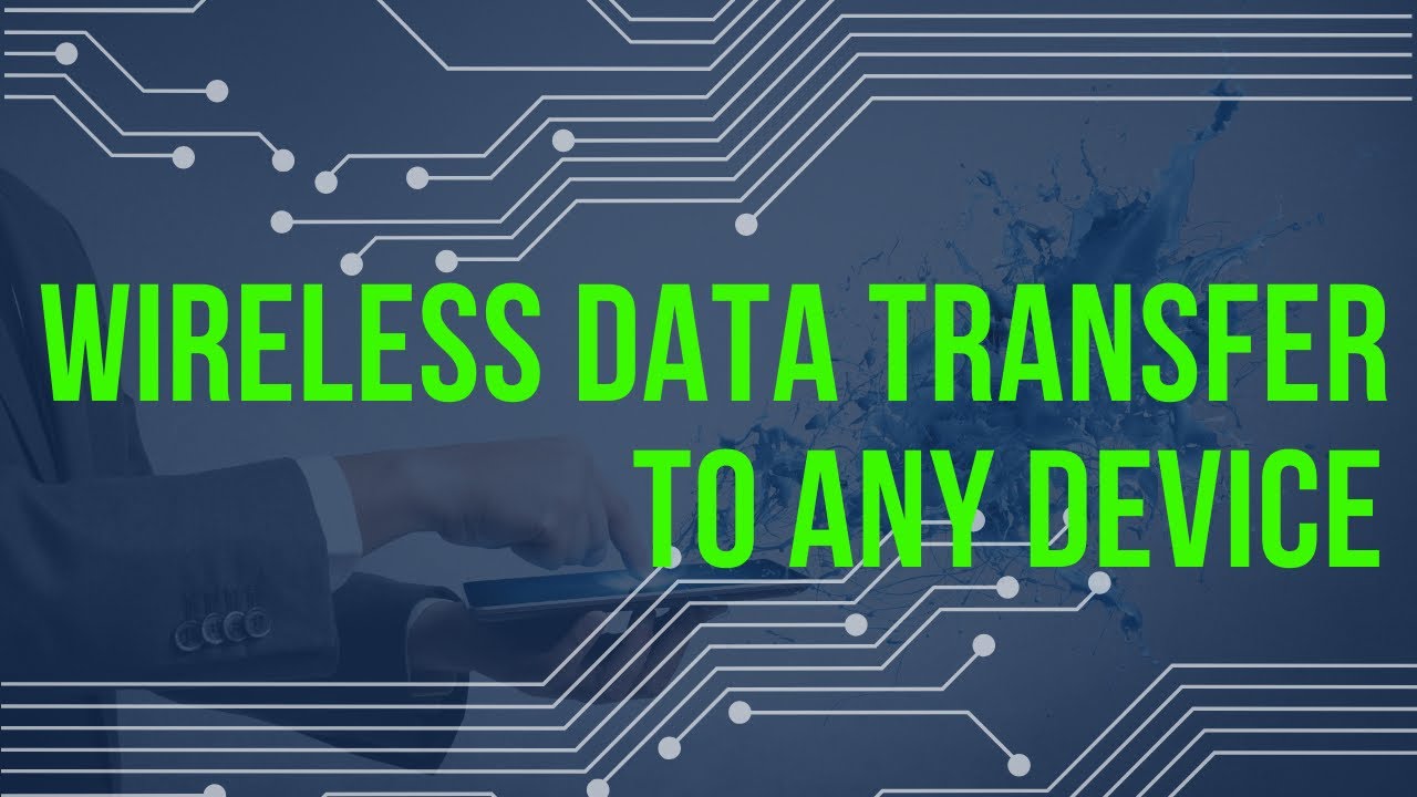 How to Wirelessly Data Transfer to Another Device - YouTube