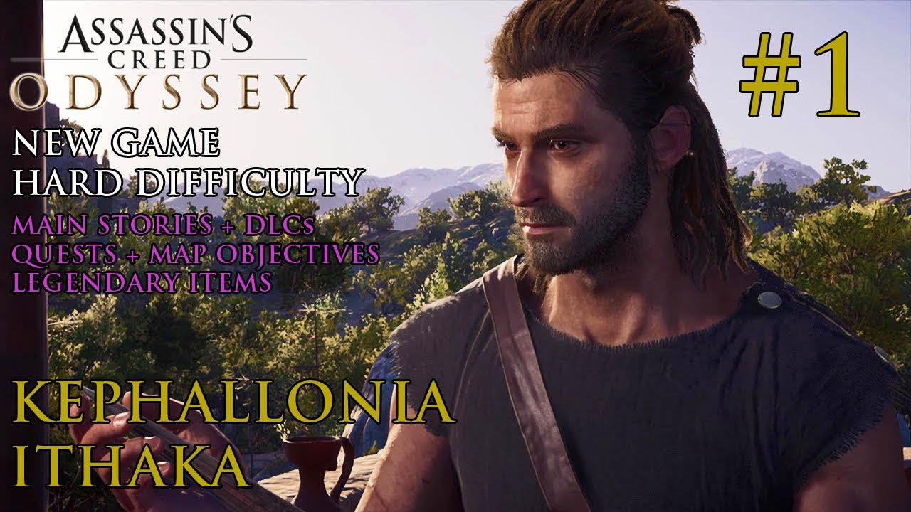 AC Odyssey Full Playthrough - New Game (Lv.1 to Lv.82) - Hard - #1 ...