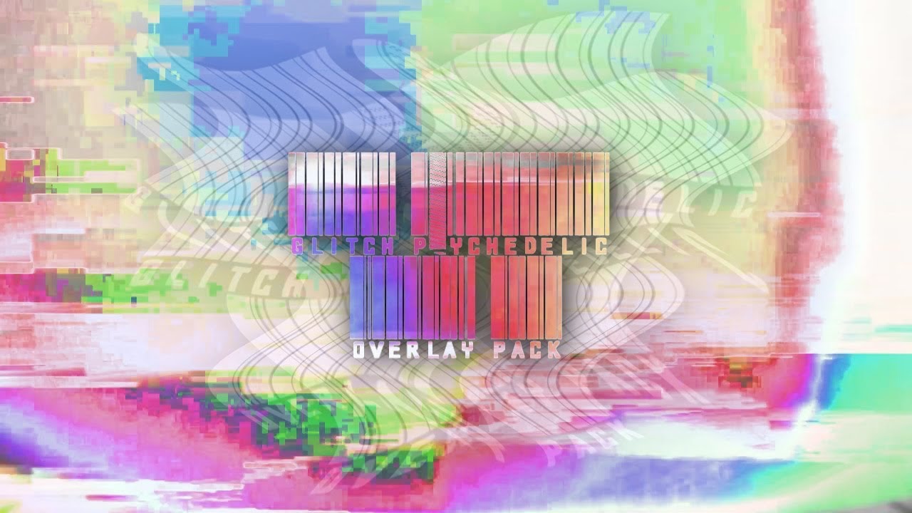 Glitch Overlays - Best Video Editing Glitch Psychedelic Overlay Pack ...