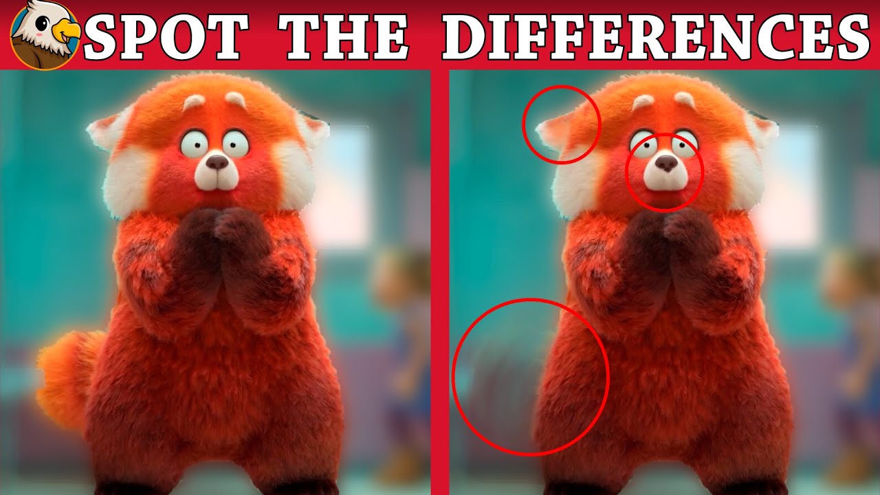Turning Red game: Spot The Difference - YouTube