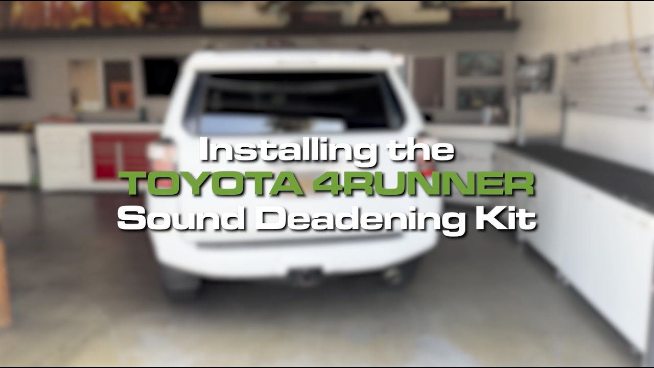 How To Install the 5th Gen Toyota 4Runner 2010-2024 Sound Deadening Kit ...
