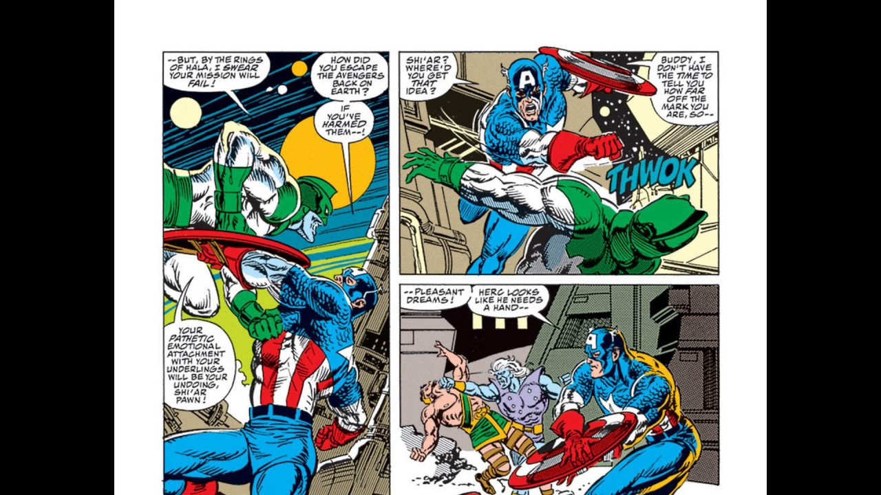 Captain America 399e Avengers 346 1992 [comic book] - YouTube