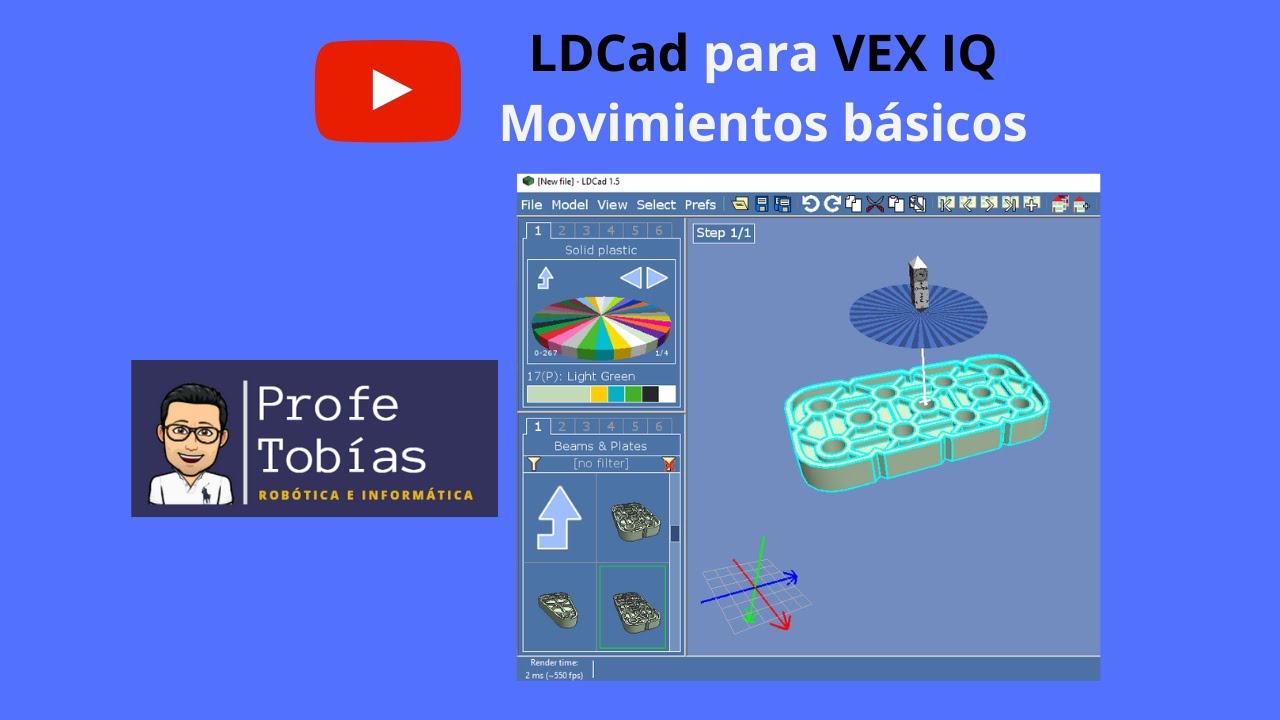 Como Realizar Movimientos básicos en LDCad para - YouTube
