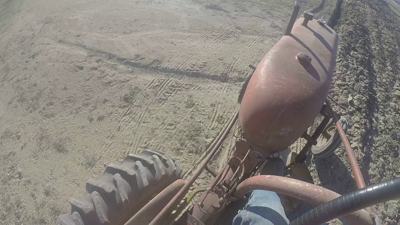 Plowing new ground with Farmall cub - YouTube