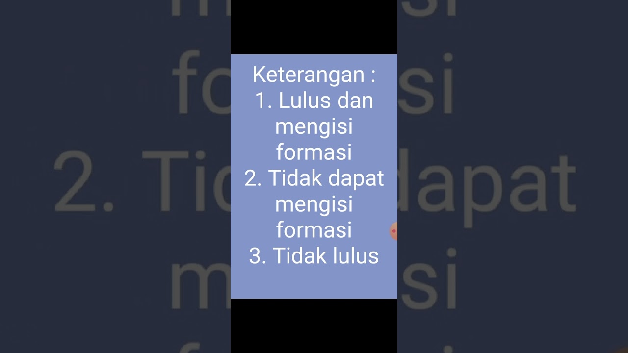 Cara Melihat Hasil Kelulusan Pppk Tahap 2 Tahun 2021 Formasi Guru Youtube