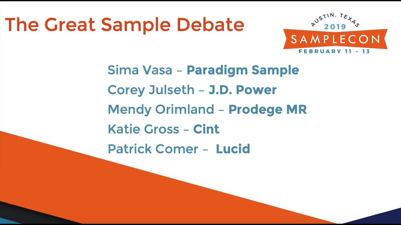 SampleCon 2019 - The Great Sample Debate - YouTube