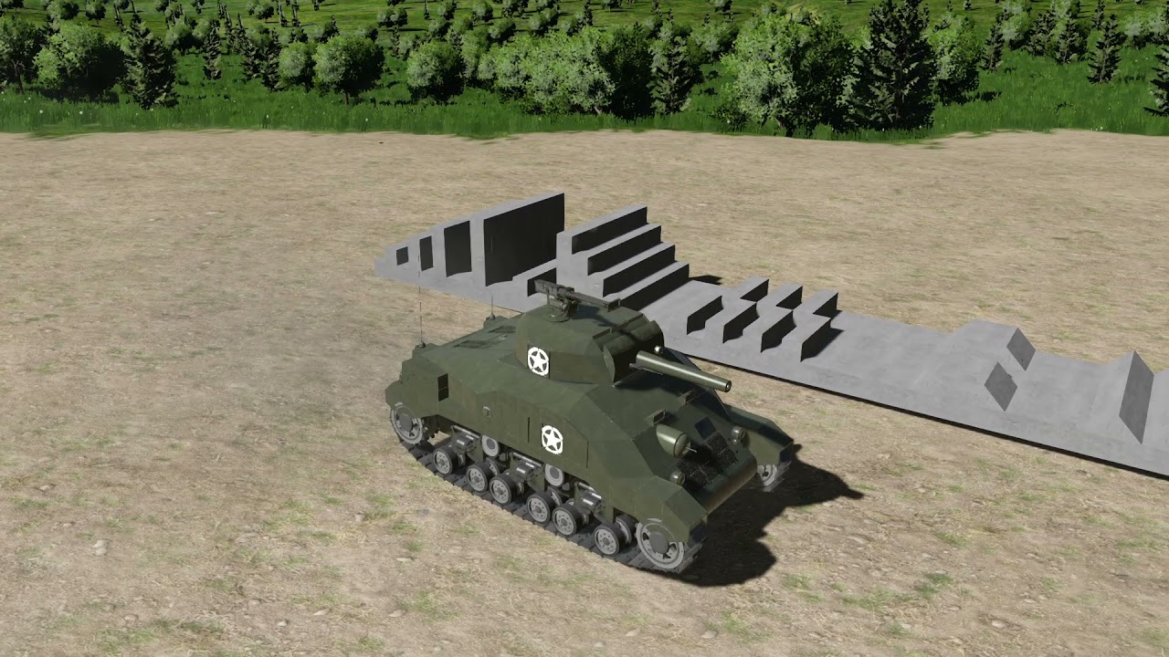 Sherman Tank Tracks Test (Space Engineers) - YouTube