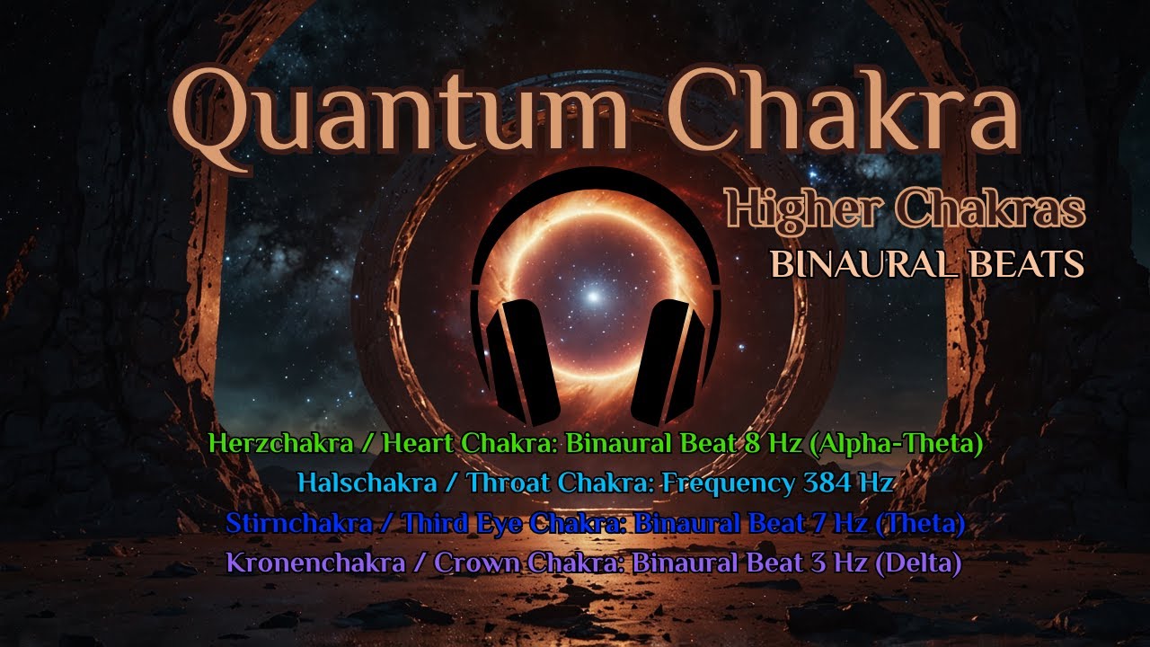 Quantum Chakra | Binaural Beats for Higher Chakras & Deep Brain Tuning ...