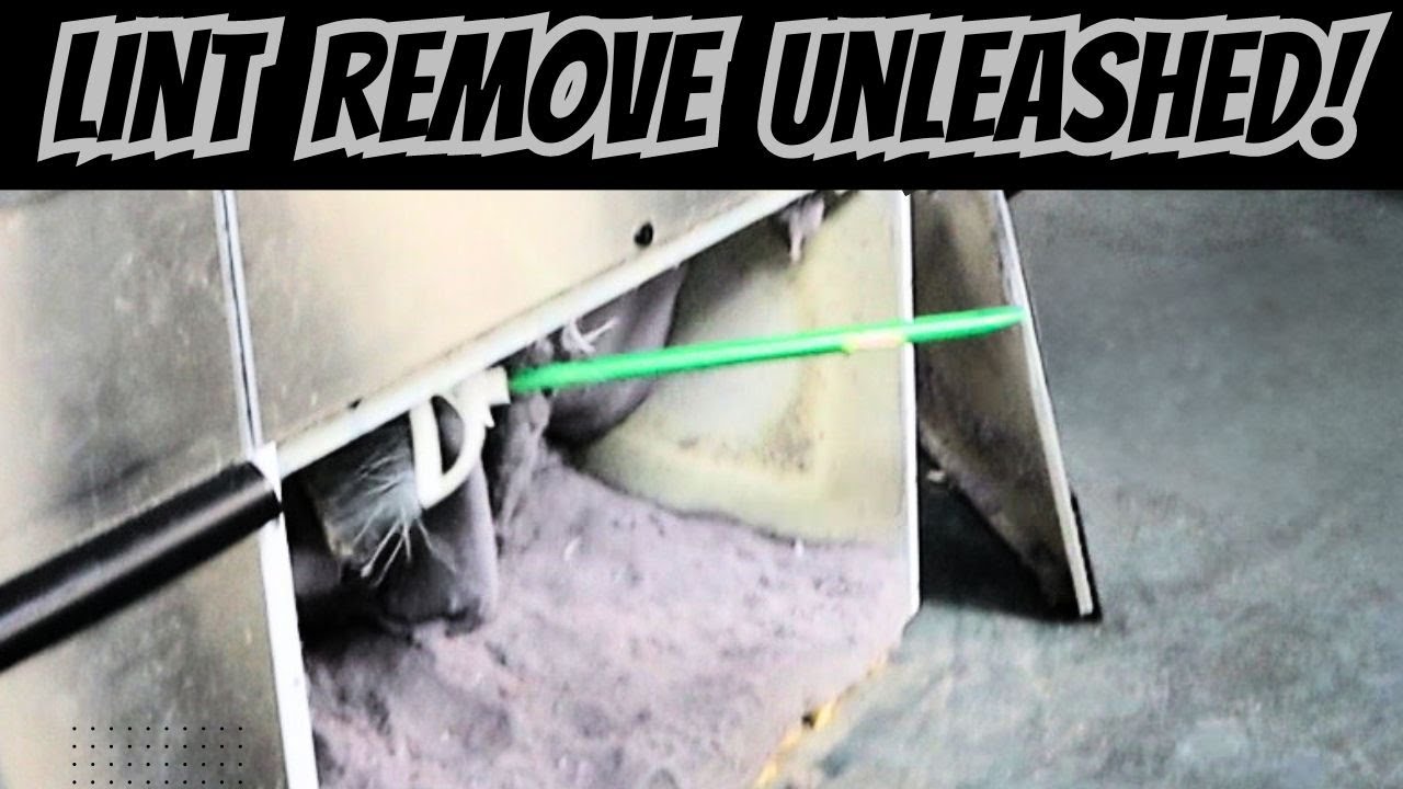 Unbelievable Dryer Lint Overload! Cleanup Chronicles #dryerlint # ...