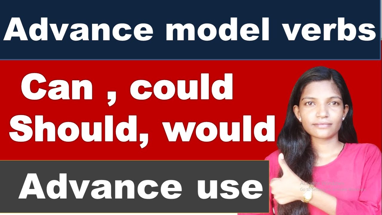 All Usage of Can Could Would Should | Advance all Modal Verbs in ...