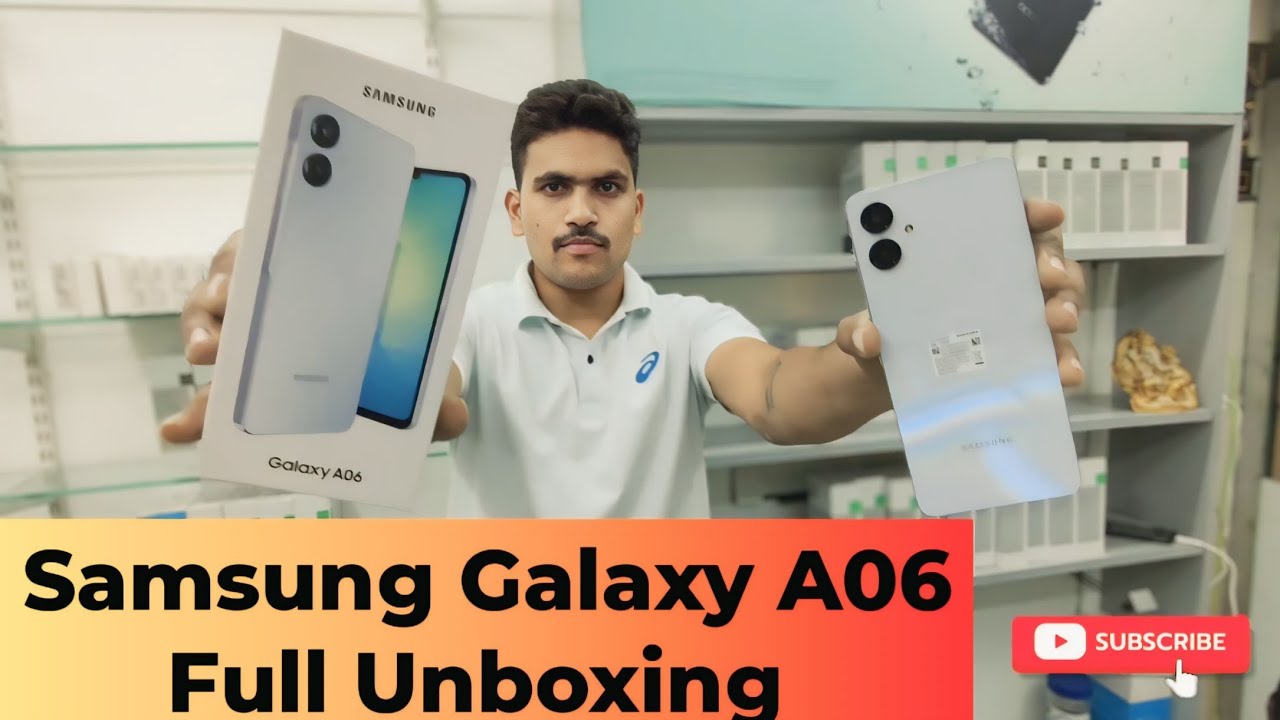 Samsung Galaxy A06 Unboxing | First Look ⚡ Design, Full Review ...