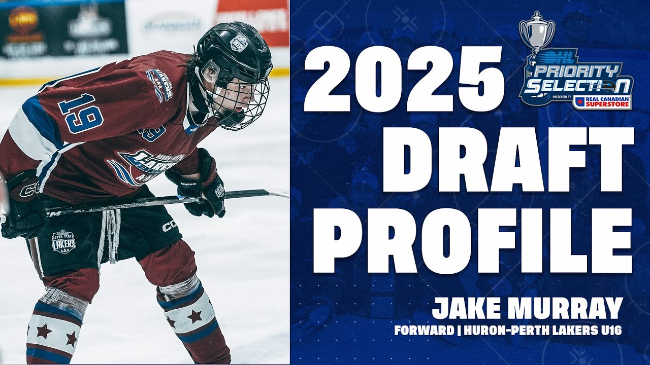 2025 #OHLDraft Prospect Profile: Jake Murray (Huron-Perth Lakers) - YouTube