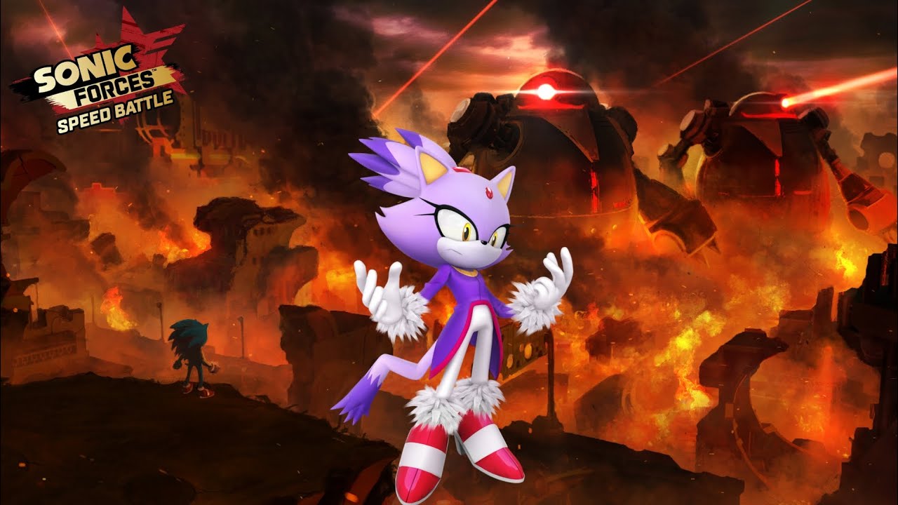 SONIC FORCES SPEED BATTLE~(ANDROID,IOS)~ALL BLAZE FORM - YouTube