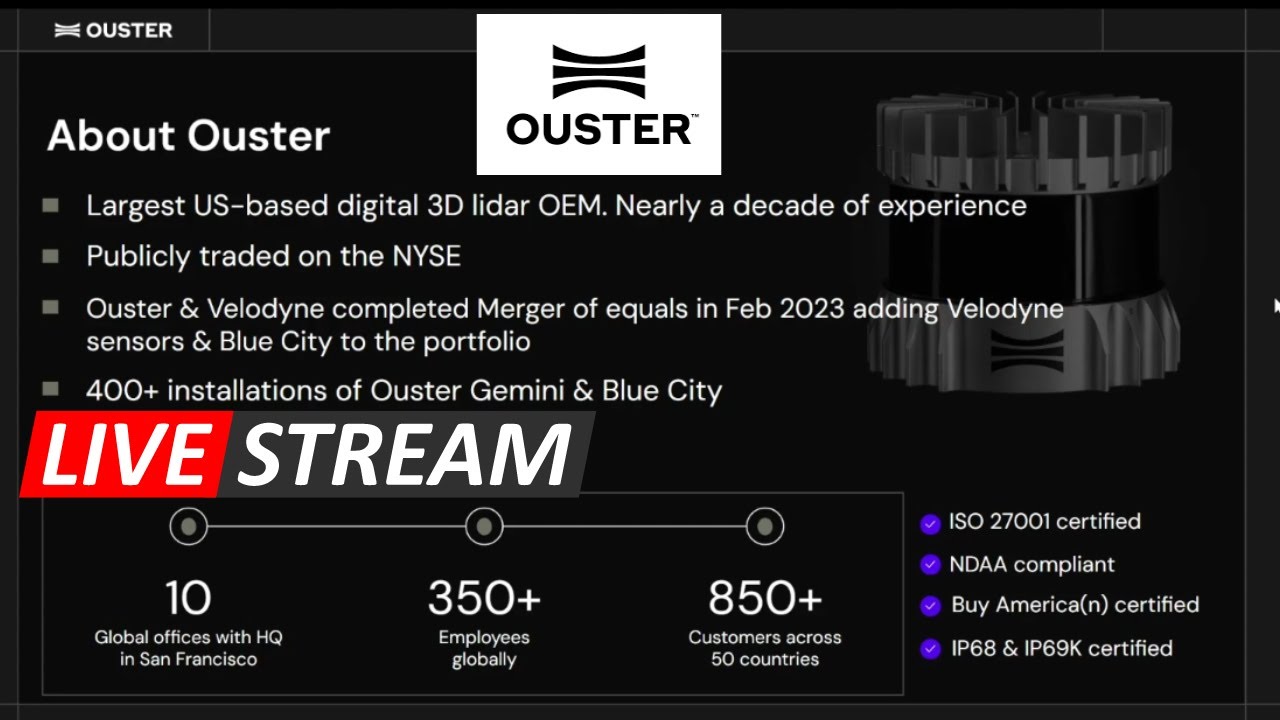 Ouster Blue City Webinar - YouTube