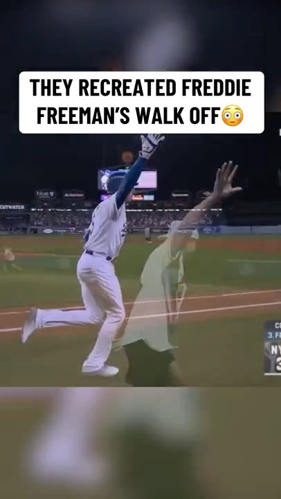 They Recreated Freddie Freeman's Walk Off Home Run - YouTube