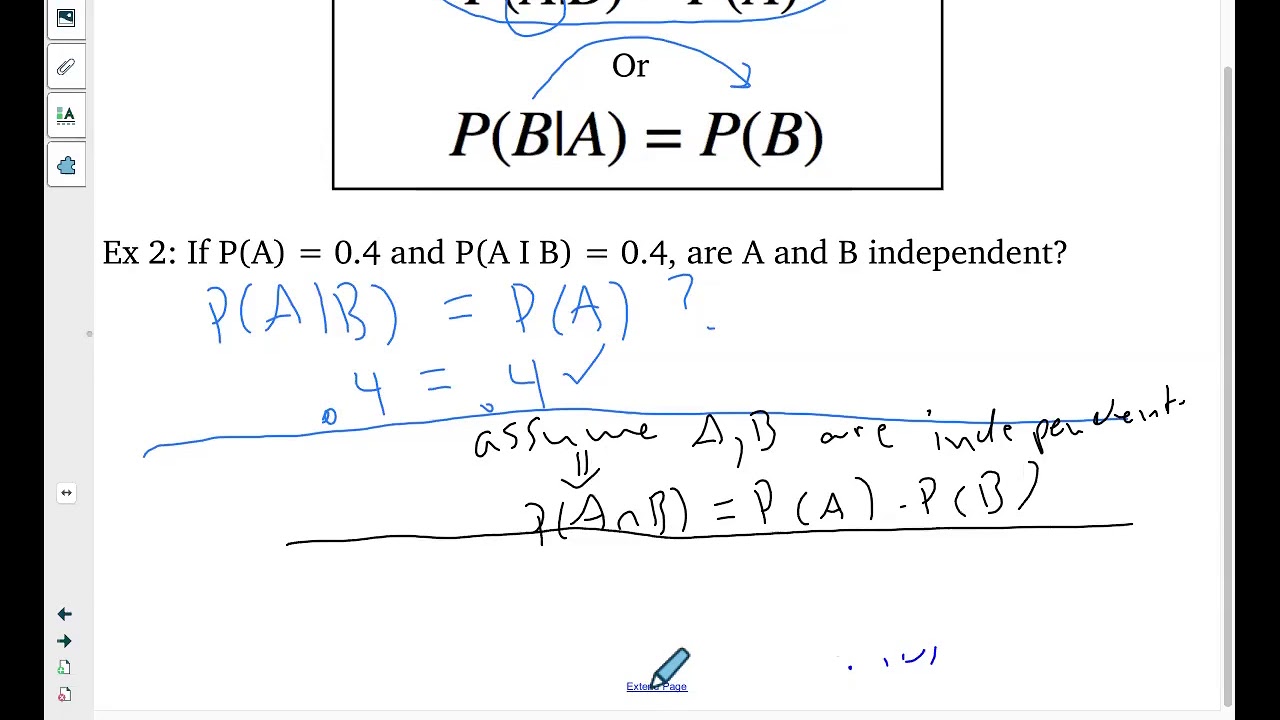 Probability - Tests for Independence - YouTube