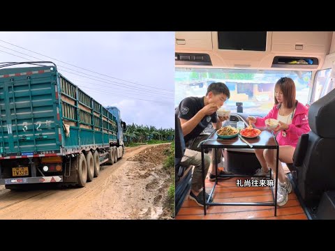 Female Truck Driver Guaiguai Completes Her Final Delivery in Cambodia.