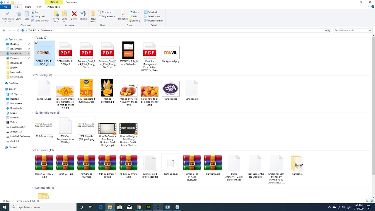 How to open or import a (gif) file in Adobe Photoshop cc 2020. - YouTube