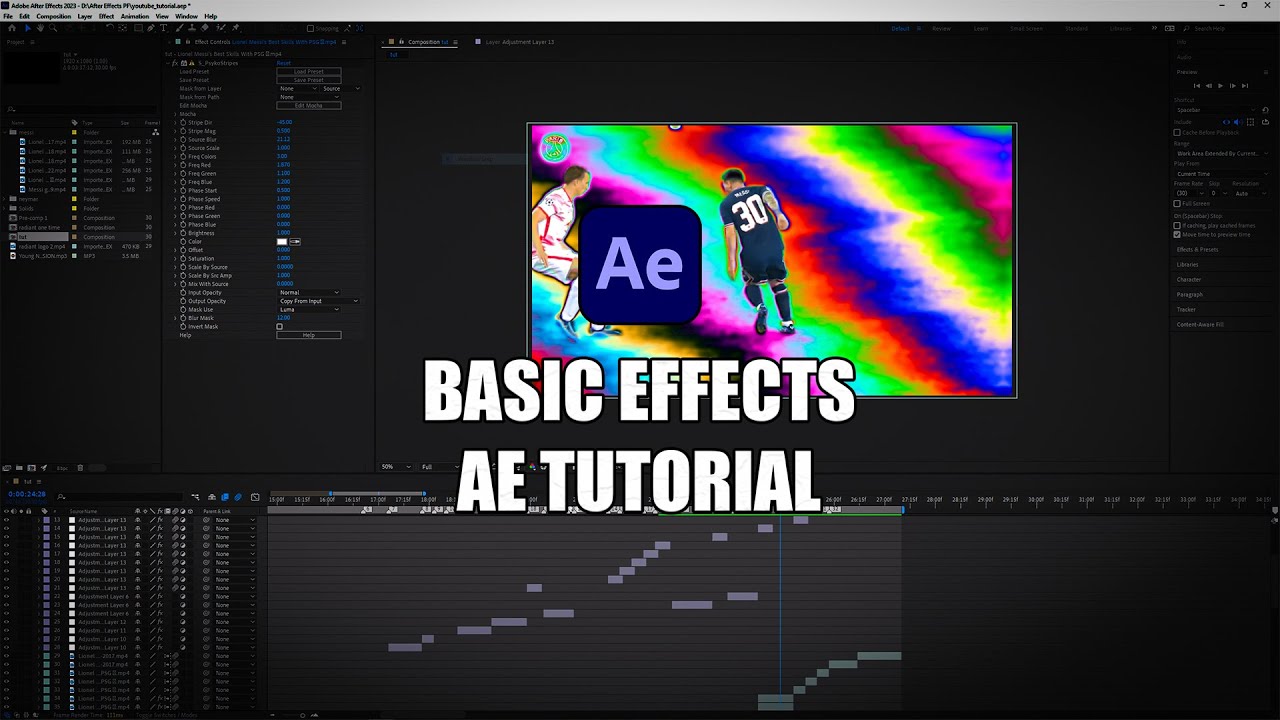 How To Make A Sports Edit (EP. 3) | Basic Effects Tutorial (After ...
