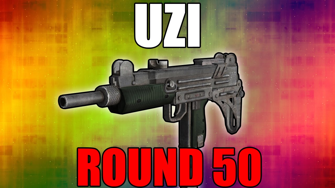 UZI on Round 50 - "Mob of the Dead" (Call of Duty Zombies) - YouTube