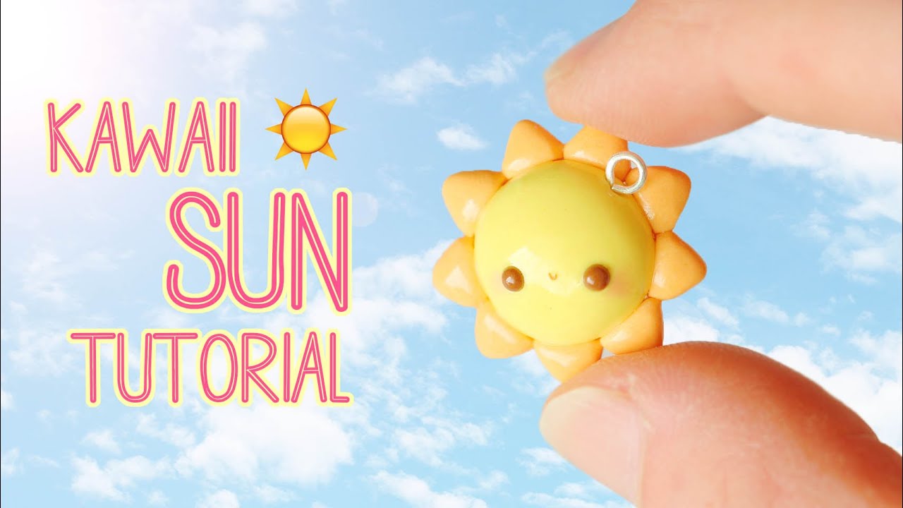Easy Kawaii Sun│Polymer Clay Tutorial - YouTube