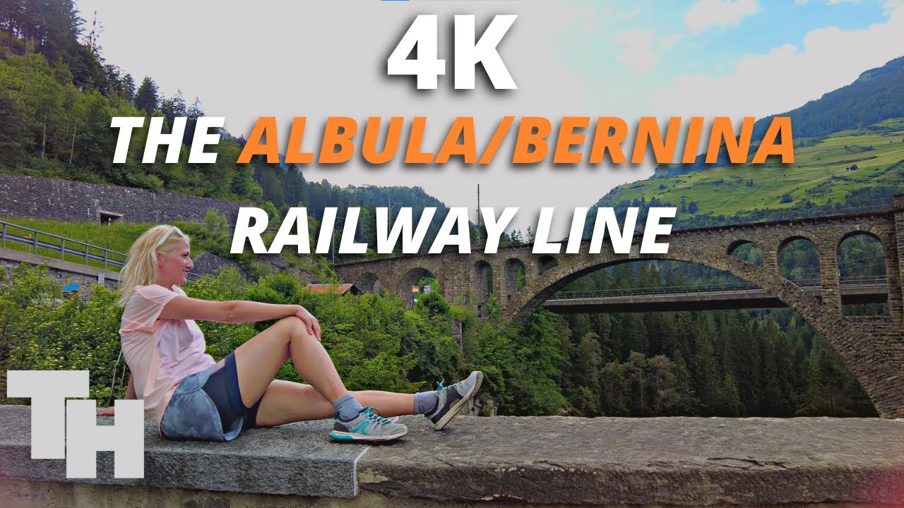 The Albula/Bernina Railway Line 4K - YouTube
