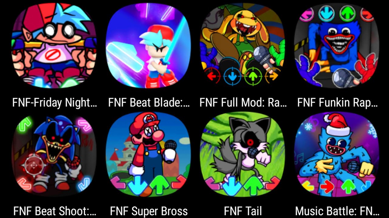FNF Beat Blade,FNF Music Friday, FNF Full Mod Rap Star Battle,FNF Tail ...