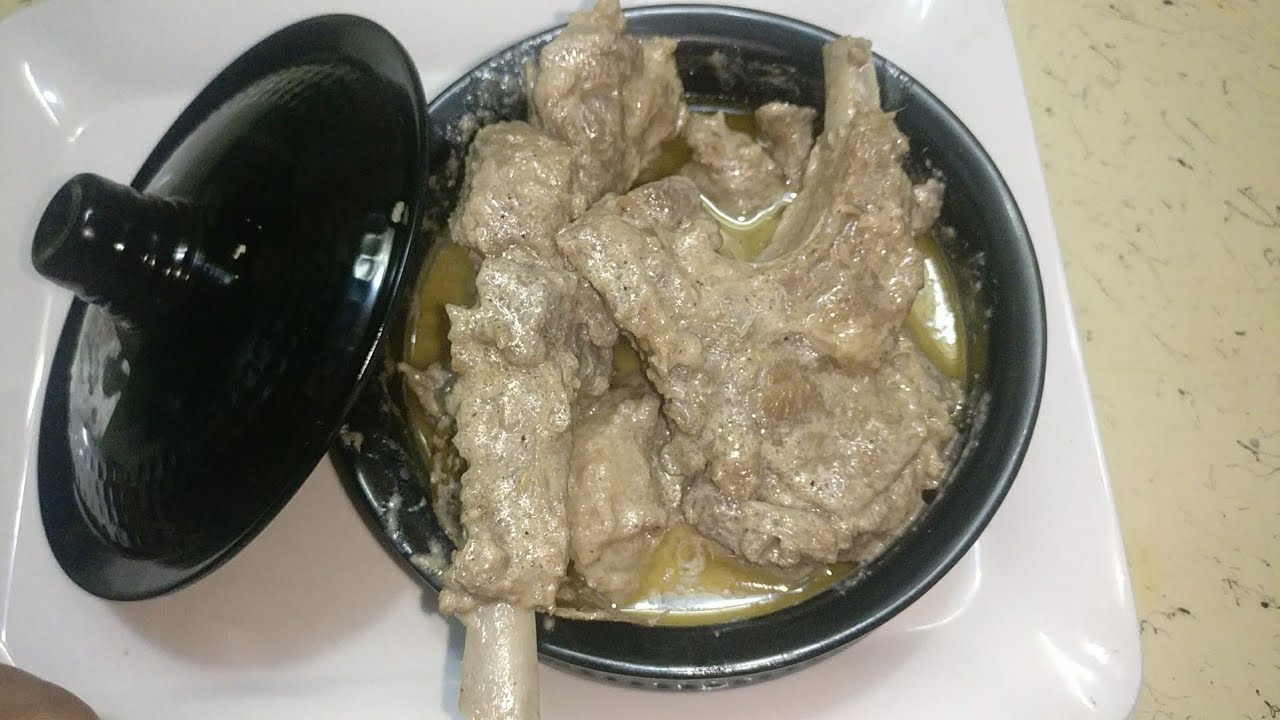 Mutton white Korma Recipe - YouTube