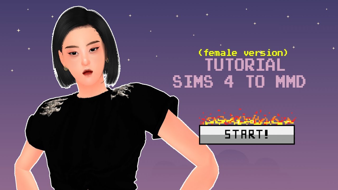 Primrose Sims Tutorial: 🌼 How to Convert a Sim from Sims 4 to MMD ...