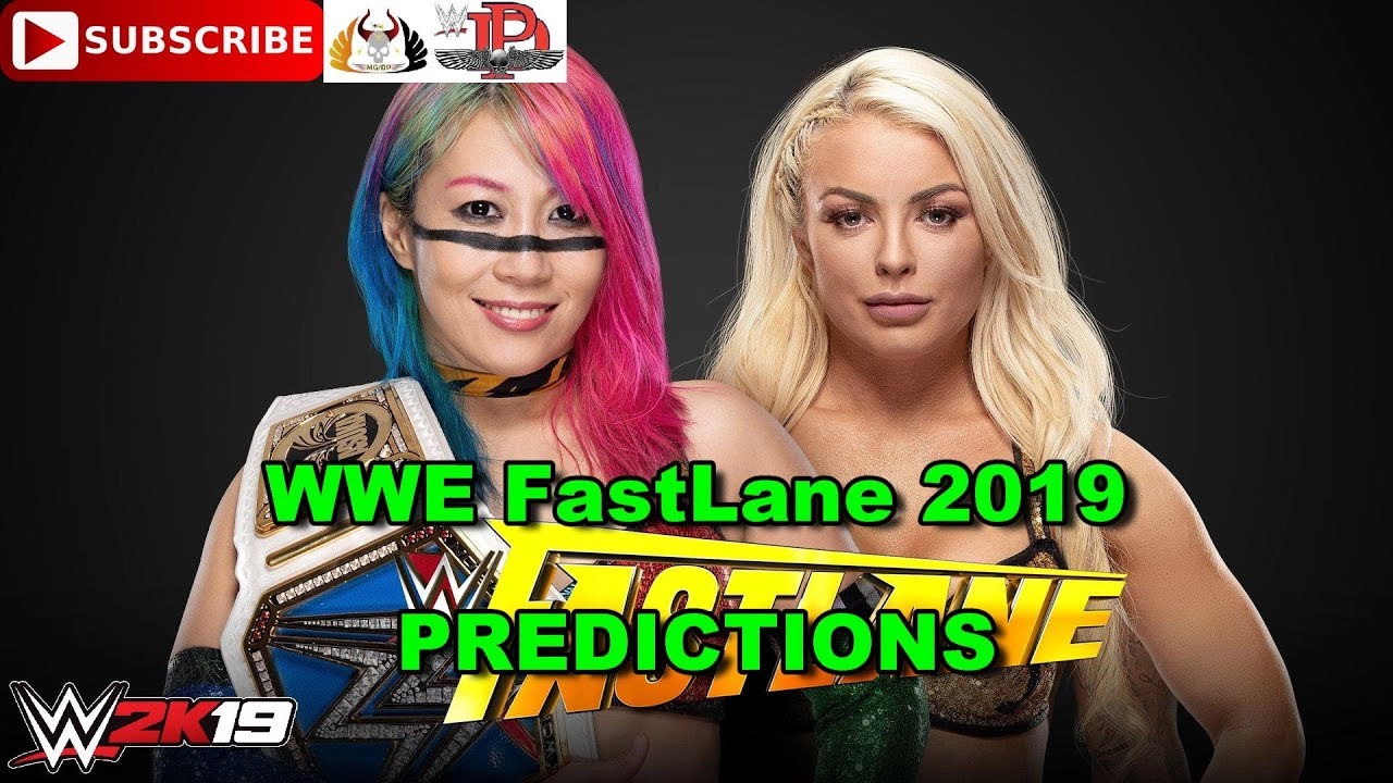 WWE FastLane 2019 SmackDown Women’s Championship Asuka vs. Mandy Rose ...