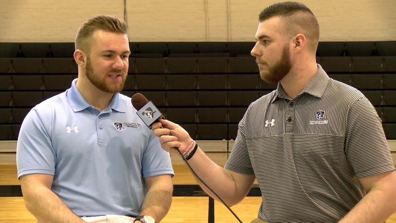 Senior Tim Kutcher discusses 2019 Blue Jay Baseball Season - YouTube