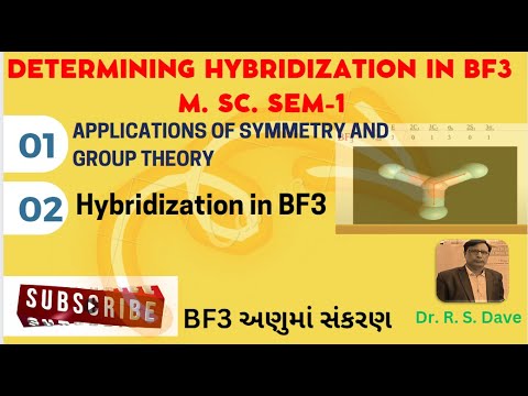 Hybridization in BF3: Symmetry and Group Theory: #chemistry #practical ...