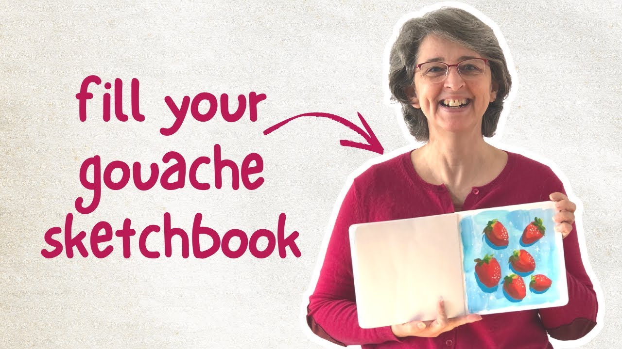 15 easy tutorials for beginners to learn how to gouache painting - YouTube