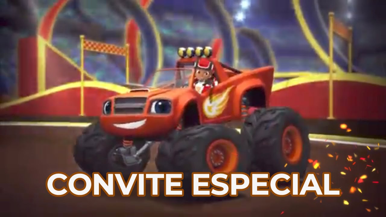 Convite Animado Blaze com fotos - YouTube