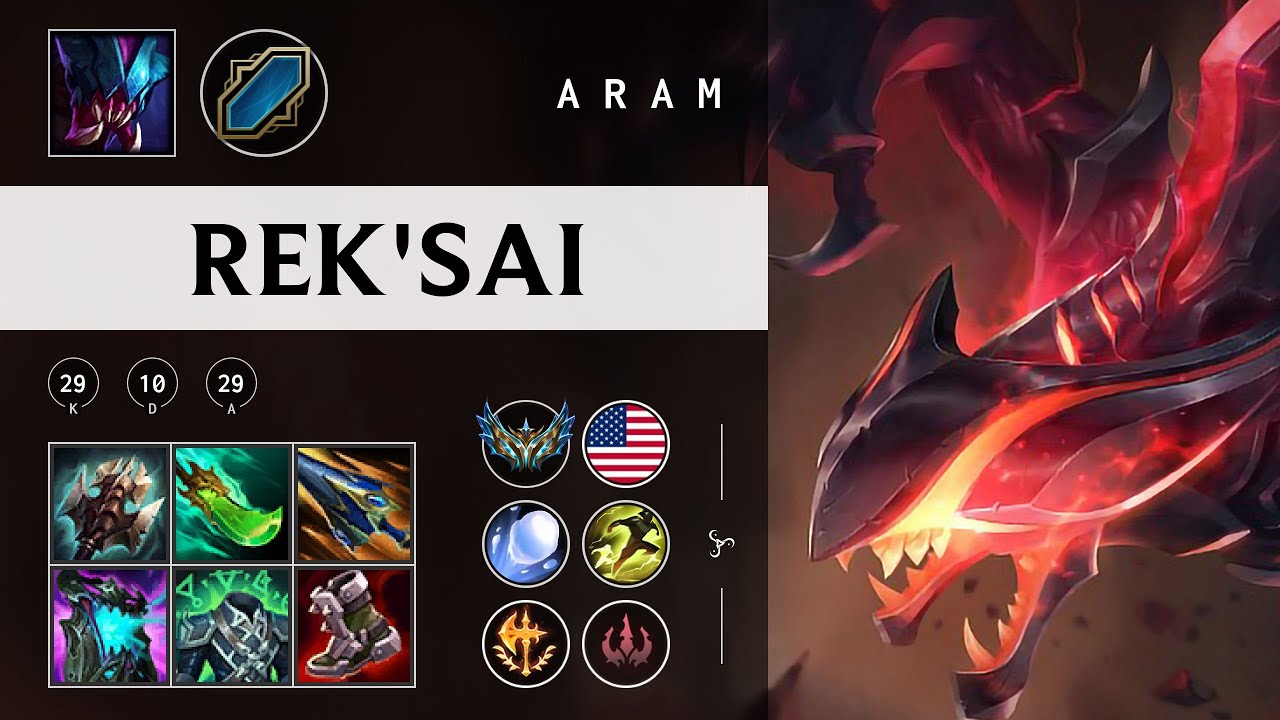 Rek'Sai ARAM - NA Challenger Patch 25.24 - YouTube