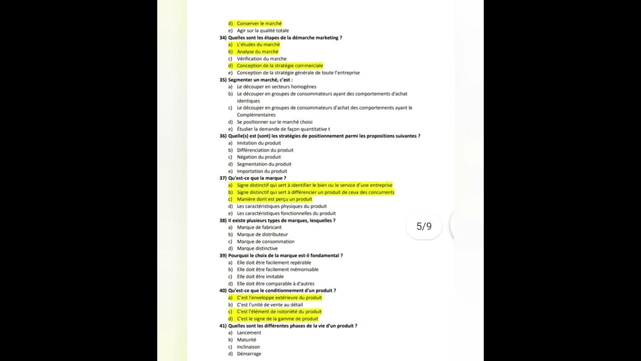 qcm marketing de base s3 - YouTube