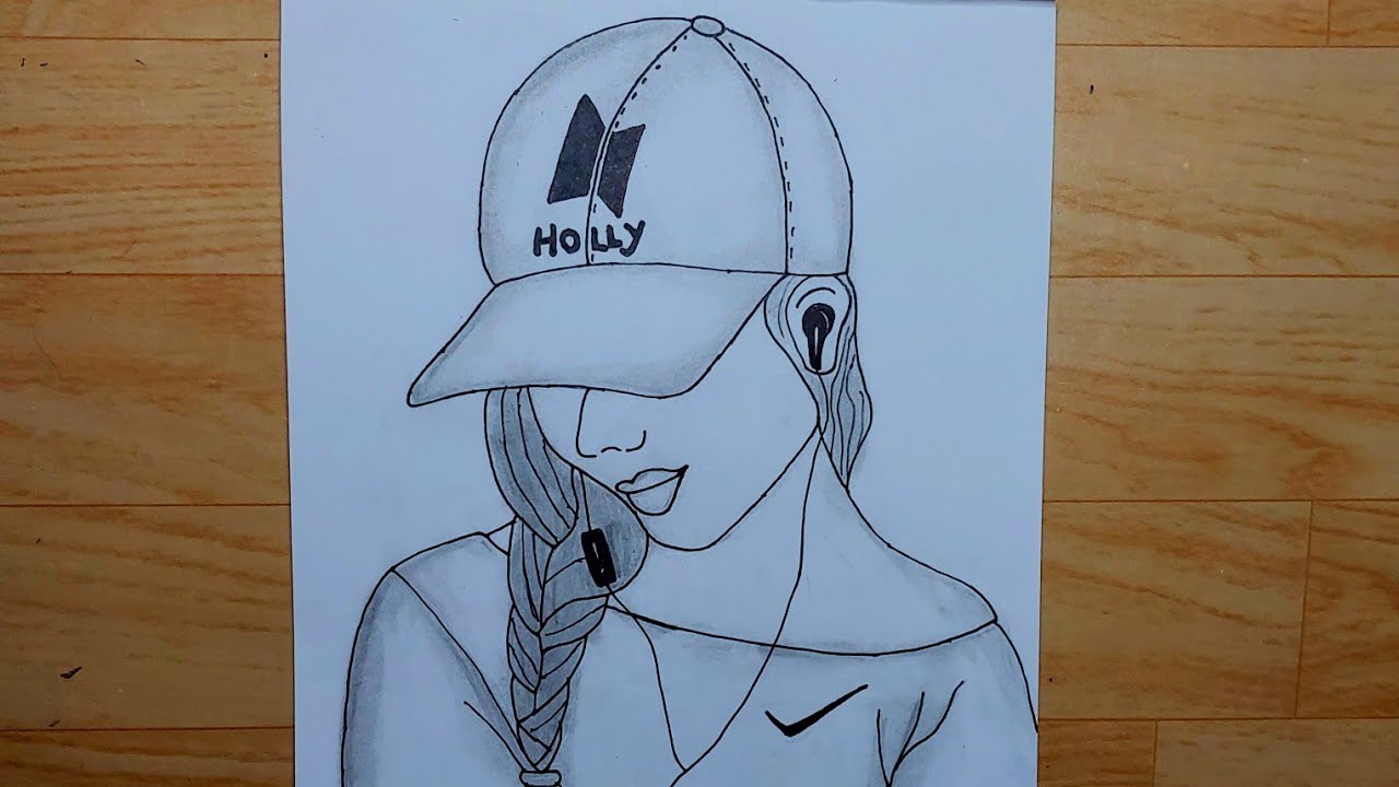 How to Draw a Girl simple Drawing 😘 ️👍 - YouTube