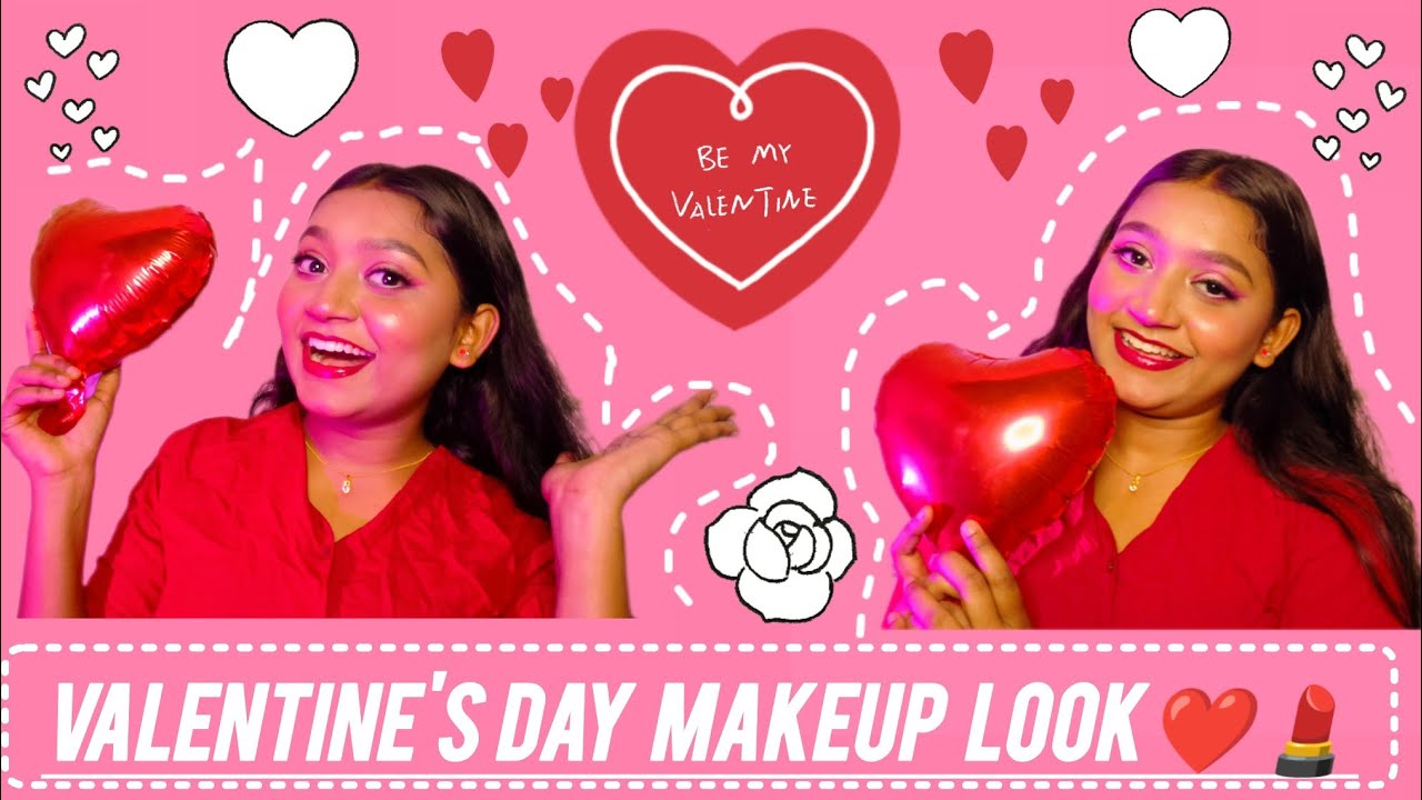 ️ 😍GLOWING VALENTINE'S DAY MAKEUP LOOK 💄 ️||. #subscribe # ...