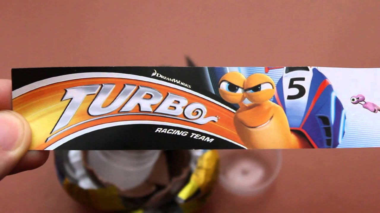 Kinder Surprise Egg Unwrapping Turbo DreamWorks. - YouTube