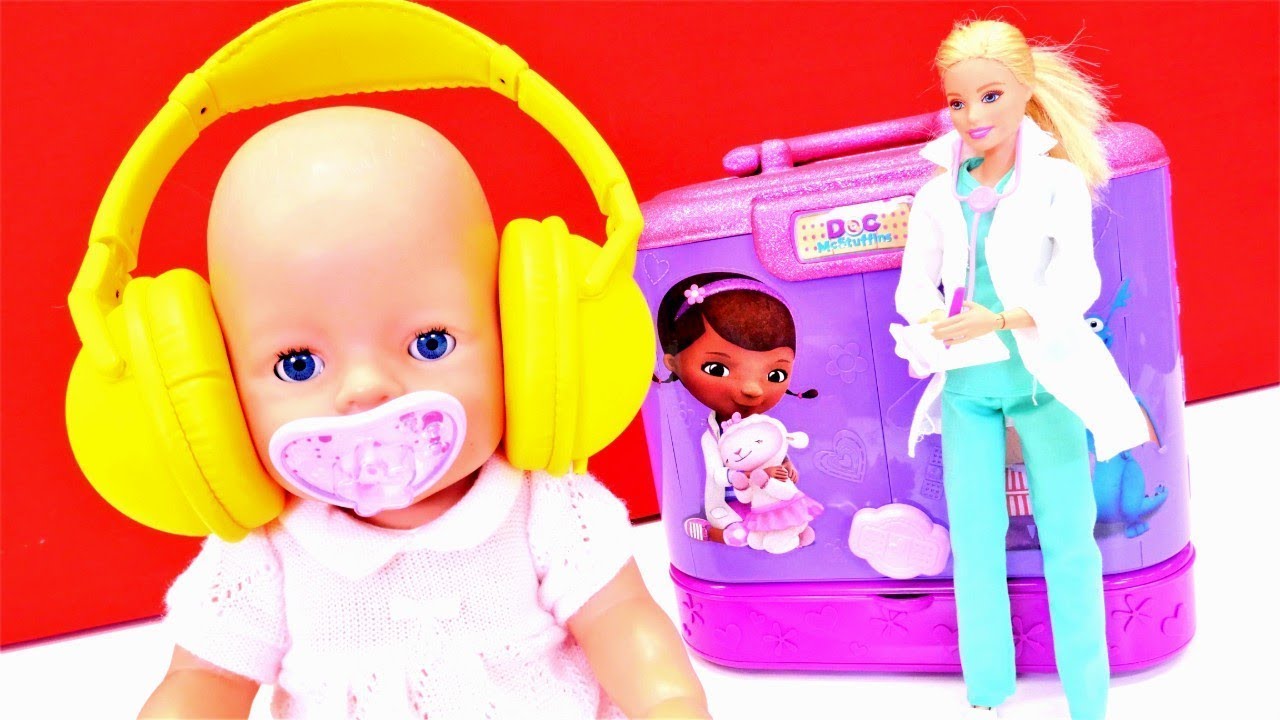 Baby Born und Barbie Puppen Video - Ärztliche Untersuchung für Baby ...