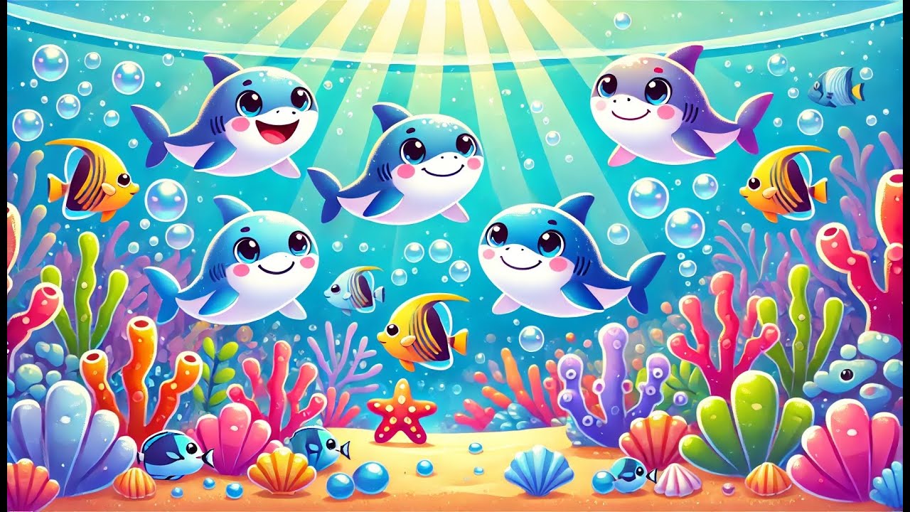 🦈Baby Shark | Kids Songs and Nursery Rhymes | Animal Songs | Pirate ...