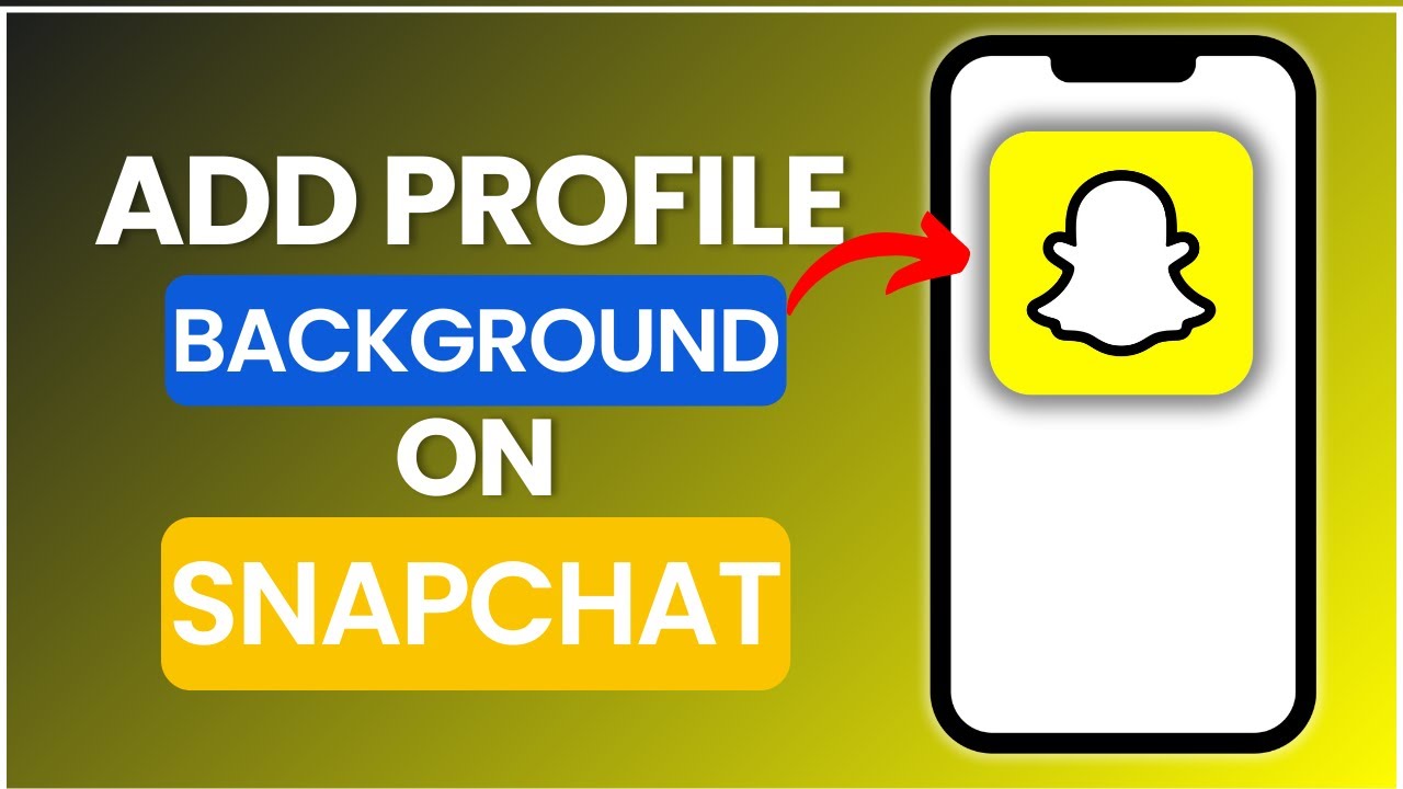 How To Add Profile Background On Snapchat 2025 - YouTube